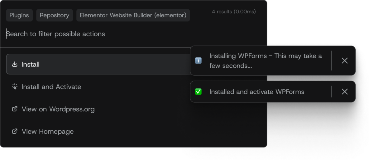 CommandUI | The Command Palette for WordPress